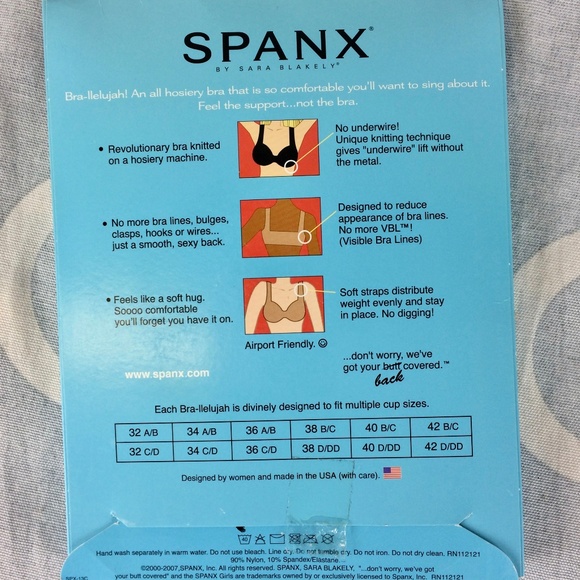 SPANX | Intimates & Sleepwear | Spanx Sara Blakely Brallelujah New In ...